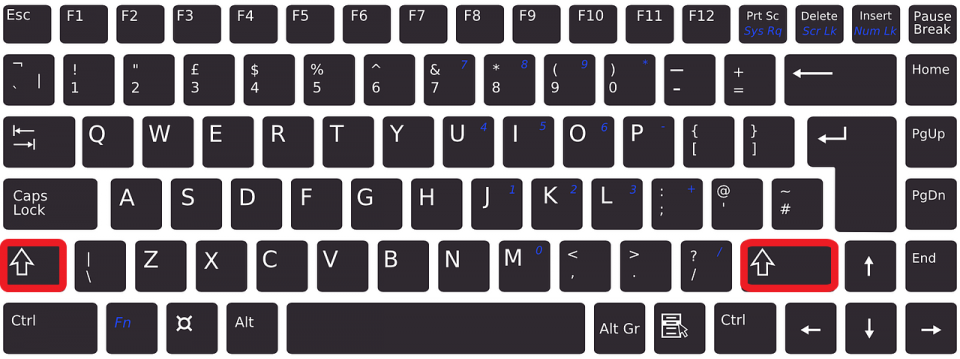 Wo ist die Umschalttaste auf der Tastatur? - Tech-Aktuell