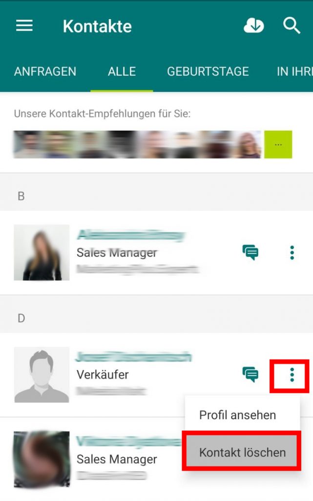 XING: Kontakt löschen - so geht's! - Tech-Aktuell