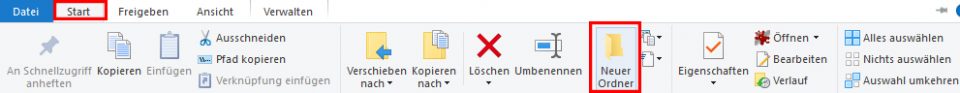 Windows 10: Neuen Ordner per Shortcut erstellen - Tech-Aktuell